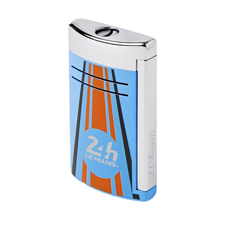 S.T. Dupont Le Mans Maxijet Orange and Chrome Lighter – Lighters Direct