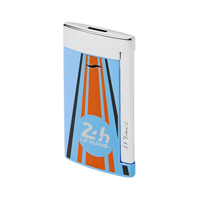 S.T. Dupont Slim 7 Le Mans Orange and Chrome Flat Flame Lighter ...
