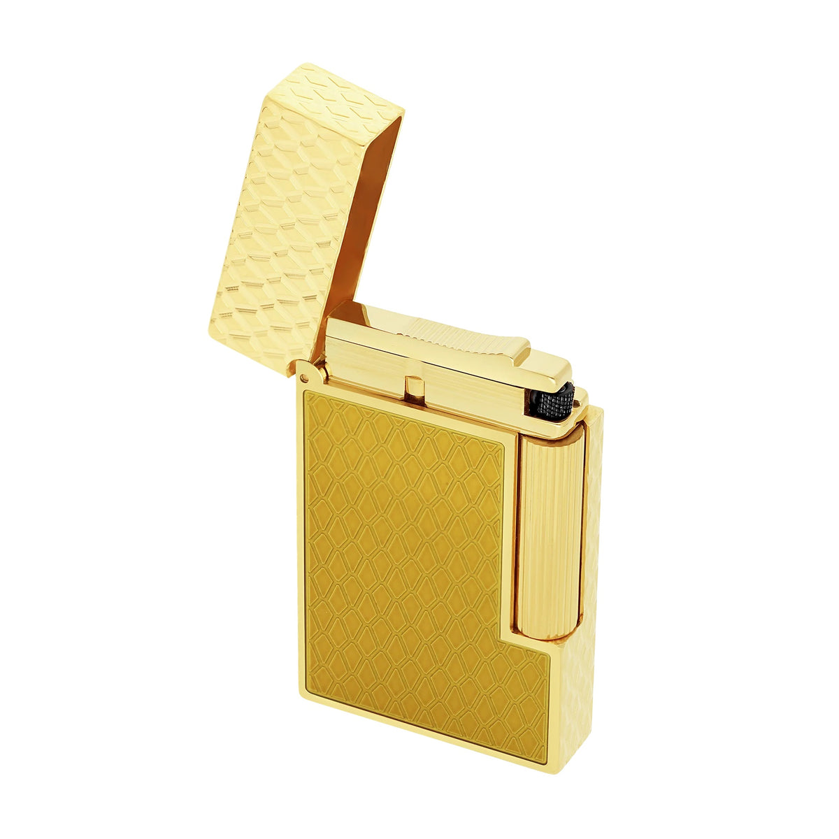 S.T. Dupont Line 2 Guilloche Dragon Scales Gold Lighter – Lighters Direct