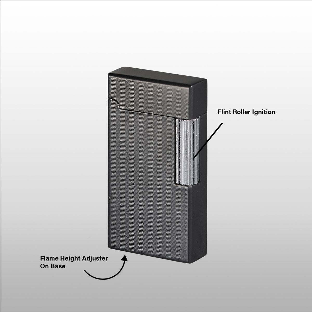 Visol Zebra Soft Flame Flint Lighter - Black – Lighters Direct