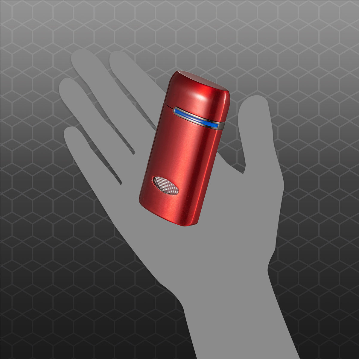 Visol Panda Triple Flame Cigar Lighter - Red – Lighters Direct