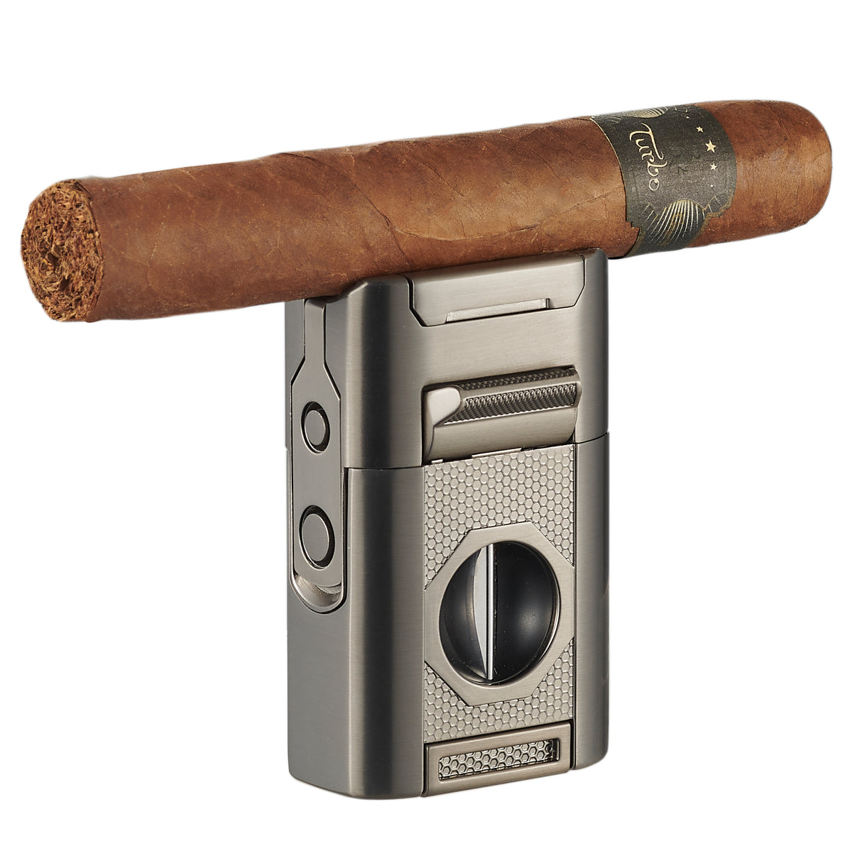 Visol Joplin Quad Torch Flame Lighter - Gunmetal – Lighters Direct