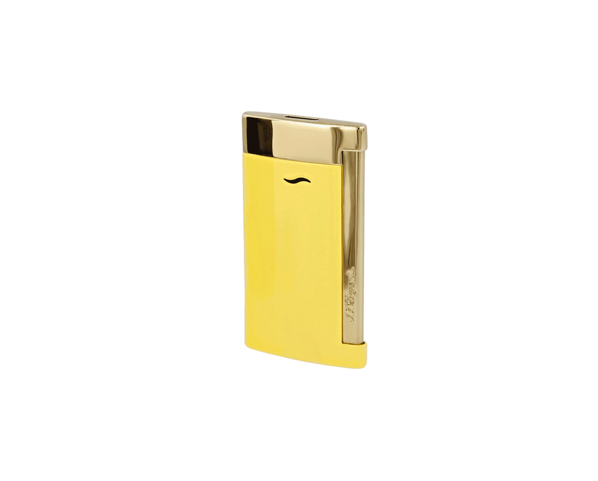 S.T. Dupont Slim 7 Lighter - Pastel Yellow & Gold – Lighters Direct