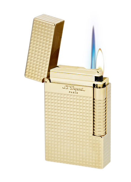 S.T. Dupont Le Grand Cling Diamond Head Yellow Gold Lighter – Lighters ...