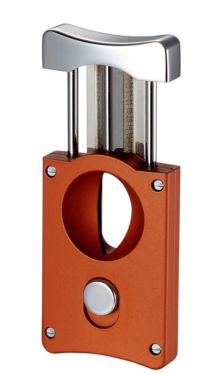 Caseti Wedge V Cigar Cutter - Burnt Orange – Lighters Direct