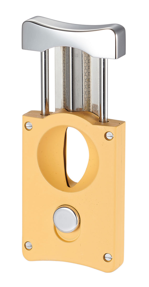 Caseti Wedge V Cigar Cutter - Yellow – Lighters Direct