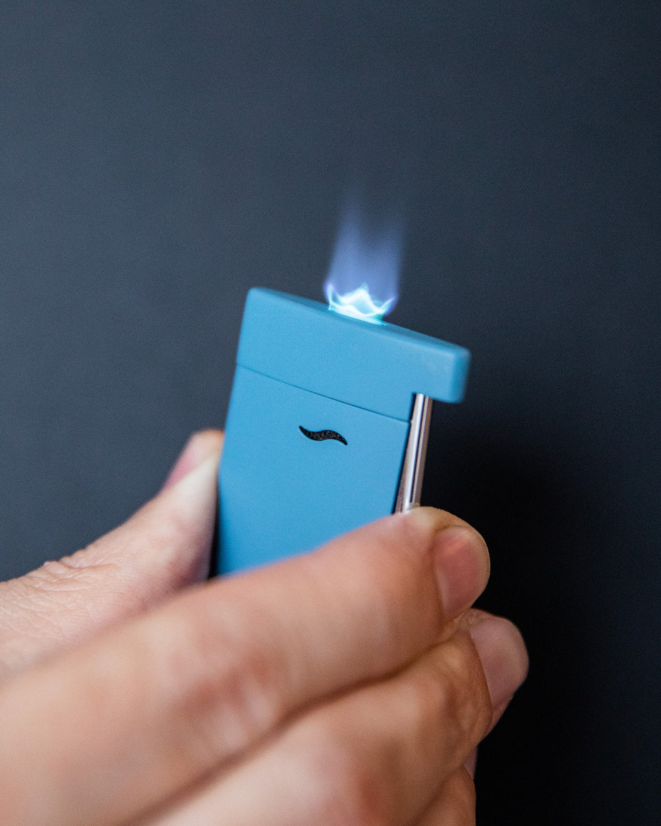 S.T. Dupont Slim 7 Lighter - Shark Blue Matte – Lighters Direct