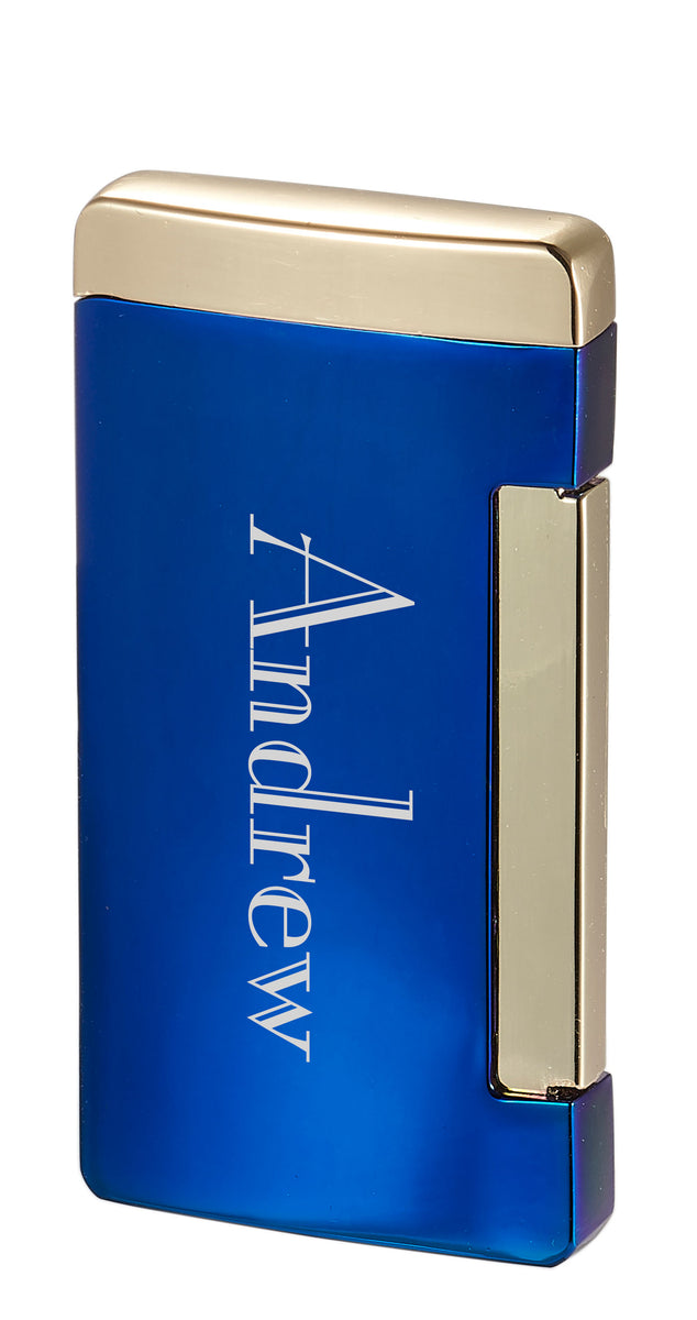Visol Panther Flat Flame Ice Blue Cigar Lighter – Lighters Direct