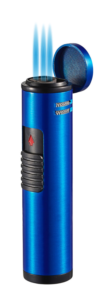 Visol Cobra Triple Flame Cigar Lighter - Blue – Lighters Direct
