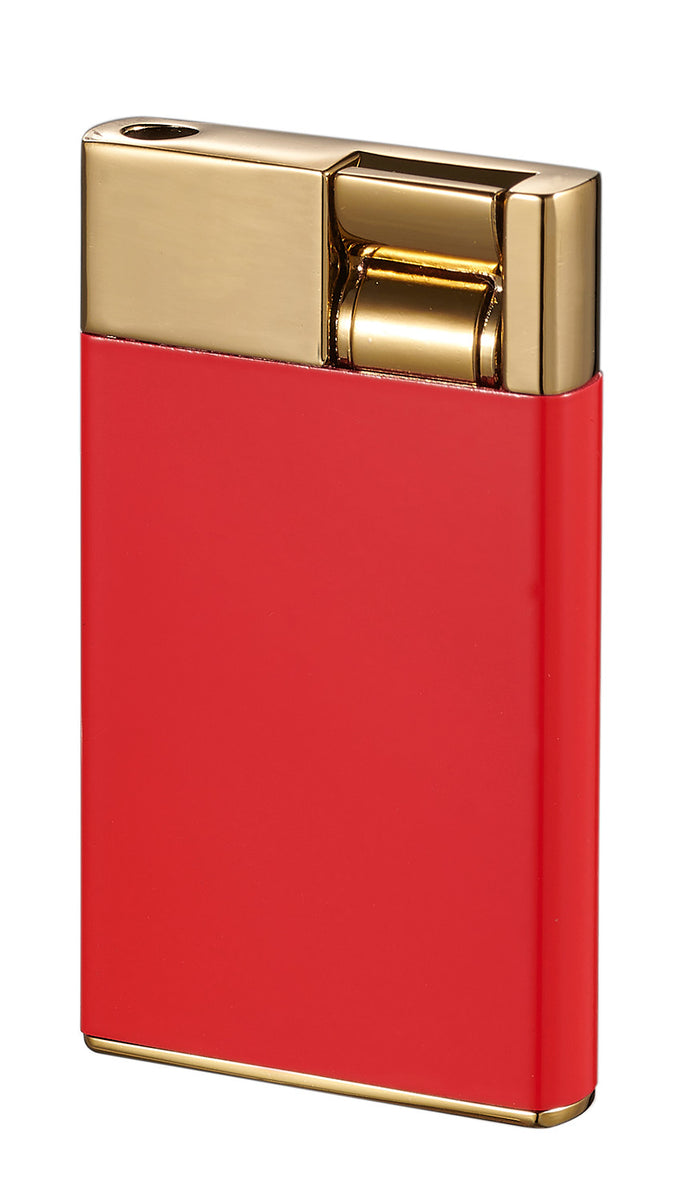 Visol Cougar Single Flame Cigar Lighter - Red and Gold – Lighters Direct